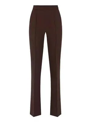 Elisabetta Franchi Ribbed Trousers - Brown