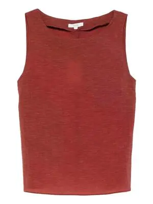 YERSE Boat-neck Top - Red