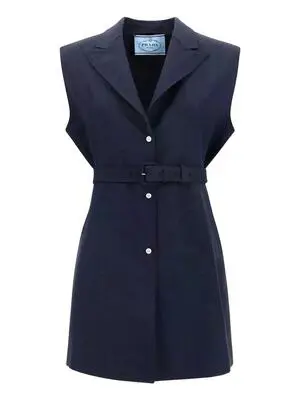 Prada Single-breasted Gilet - Blue