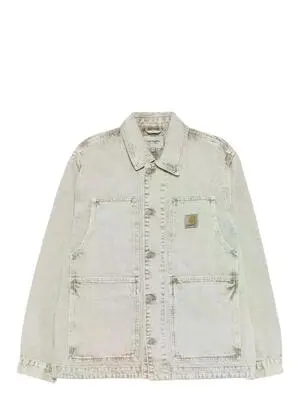 Carhartt Work In Progress Button Cotton Jacket - Neutrals