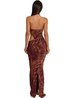 OUTCAST Adela Rayella Maxi Dress - Print