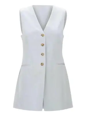BOSS Buttoned Waistcoat - Blue