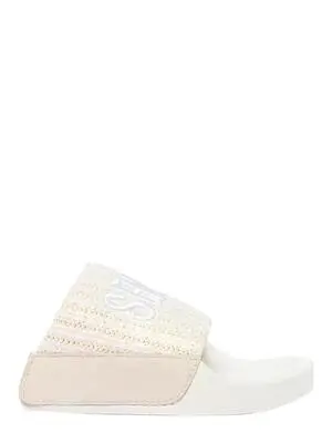 Senso Elly Ii Logo-embroidered Slides - Neutrals