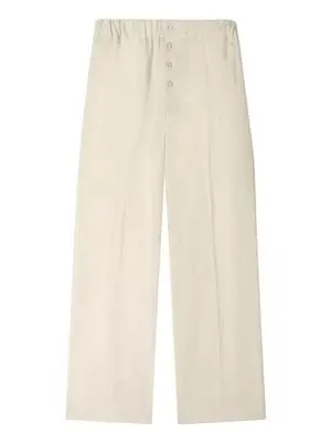 Sandro Flowy Elasticated Waist Trousers - Neutrals