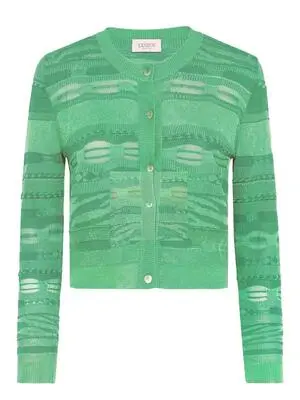 LANEUS Button-Fastening Cardigan