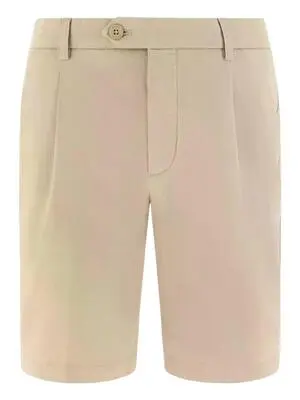 Boggi Milano Dart-detailed Bermuda Shorts - Neutrals