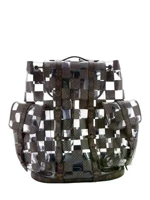 LOUIS VUITTON Christopher Limited Edition Monogram Chess Gm Backpack - Brown