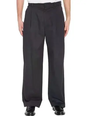 THE ROW Pleated Straight Trousers - Grey