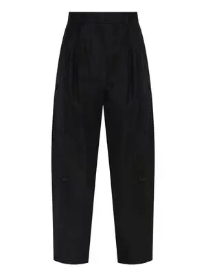 Max Mara Pleat-detail Trousers - Black