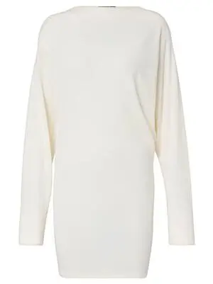 Jacquemus Mistral Jersey Minidress - White