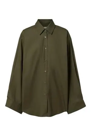 THE FRANKIE SHOP Tila Oversized Cotton Shirt
