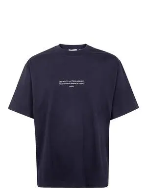 Off-White "skate" Statement Short Sleeves Tee Black
