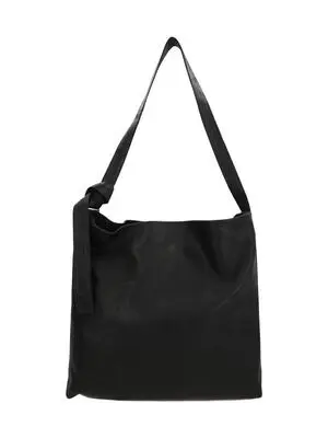 ANN DEMEULEMEESTER Tosh Large Soft Shoulder Bag - Black