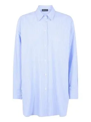 DRHOPE Oversized Classic Shirt - Blue