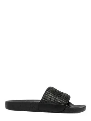 Senso Elly Ii Logo-embroidered Slides - Black