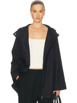 Nour Hammour Paddington Coat - Navy