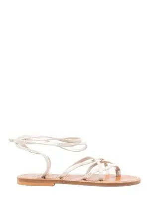 K.JACQUES Gaia Suede Sandals - Nude & Neutrals