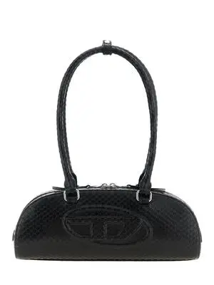 DIESEL® 1dr Dome Bag With Embossed Logo - Black