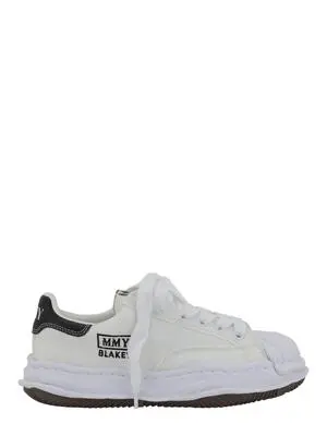 Mihara Yasuhiro Canvas Lace Up Sneakers - White 1