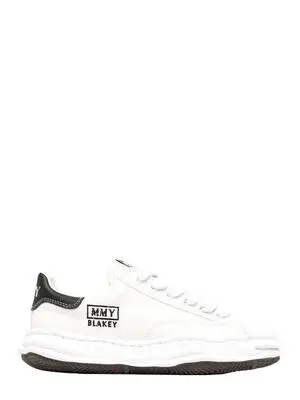 Mihara Yasuhiro Canvas Lace Up Sneakers - White