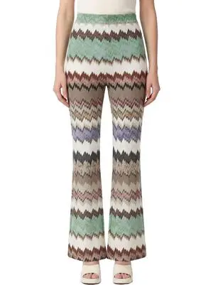 Missoni Zigzag Patterned Flared Trousers - Multicolor