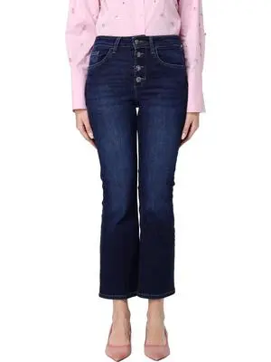 Liu Jo Button Detailed Jeans - Navy