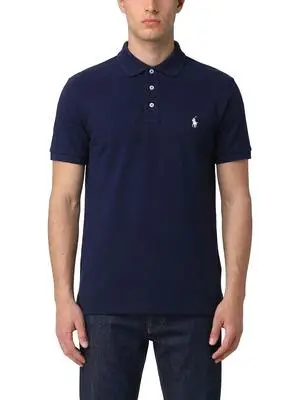 Polo Ralph Lauren Polo Ralph Lauren Cotton Polo Shirt With Logo Navy