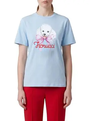 Fiorucci Graphic T-shirt - Gnawed Blue