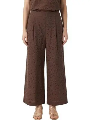 TWINSET Sangallo Palazzo Trousers - Brown