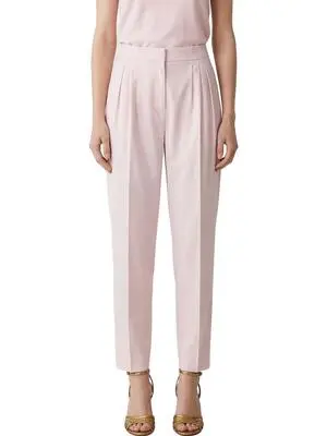 TWINSET Tailored Pleated Trousers - Pink