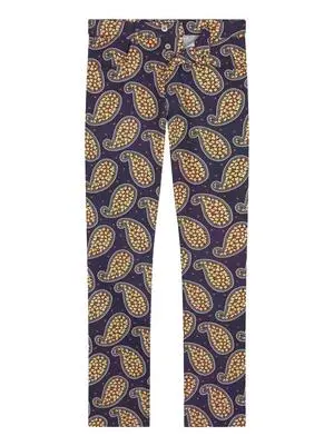 FURSAC Paisley-print Jeans - Blue