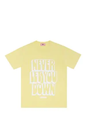 FLIGHT CLUB Never Let You Down Tee - Yellow