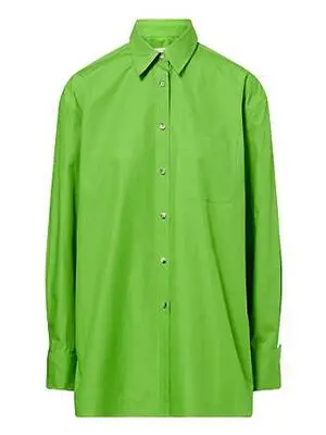 Khaite Cotton Relaxed Fit Shirt - Absinthe