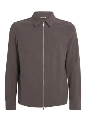 Marco Pescarolo Virgin Wool Technical Jacket - Beige