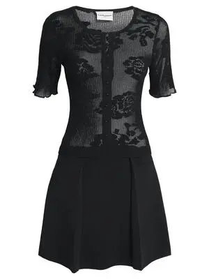 Claudie Pierlot Knitted Mini Dress - Black