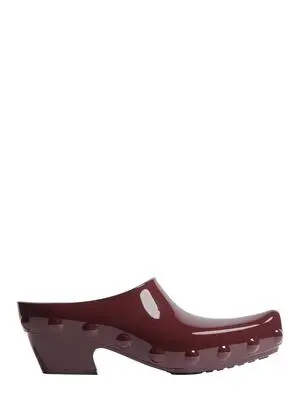 Bottega Veneta Curved-toe Gondola Clog Mules 65 - Red