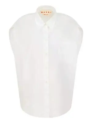 Marni Cotton Pocket Shirt - White