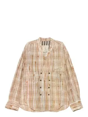 ZIGGY CHEN Plaid Jacket - Neutrals