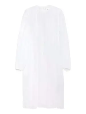 JIL SANDER Plissé Dress - White