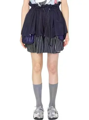 Kolor Layered Midi Skirt - Blue