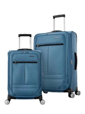 SAMSONITE Element Softside Expandable Spinner Luggage Set - Captains Blue