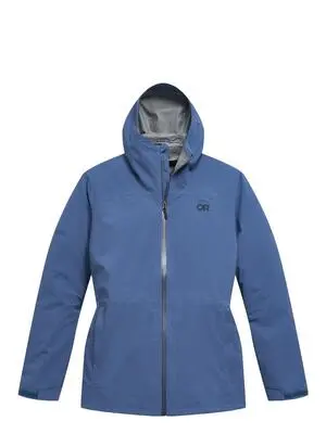 OUTDOOR RESEARCH Stratoburst Stretch Rain Hooded Jacket Skyline