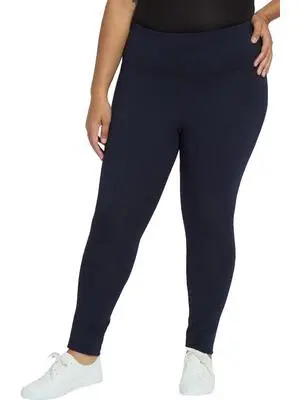 Lyssé Center Seam Ponte Leggings - Midnight