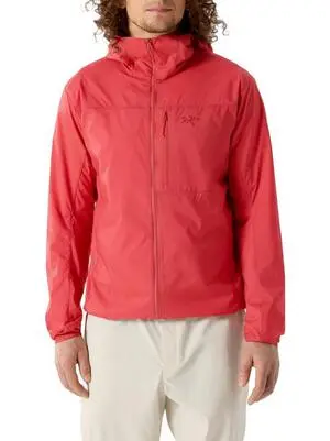 Arc'teryx Squamish Water Repellent Nylon Ripstop Hooded Jacket - Stonered