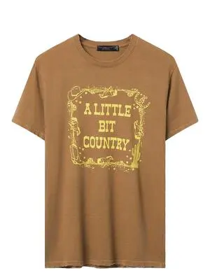 Junk Food Clothing A Little Bit Country Vintage Tee - Toasted Coconut