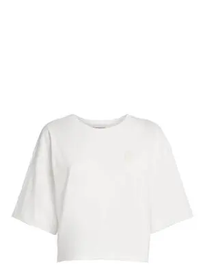 Claudie Pierlot Cotton Relaxed T-shirt - White