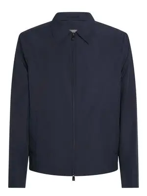 Corneliani Zip-up Jacket - Navy