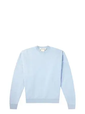 REMI RELIEF Cotton-jersey Sweatshirt - Blue