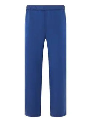 REMI RELIEF Straight-Leg Silk And Cotton-Blend Trousers