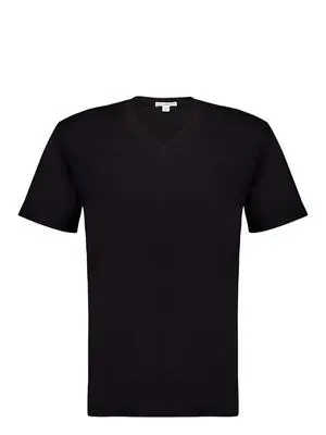 JAMES PERSE Classic V-neck T-shirt - Black